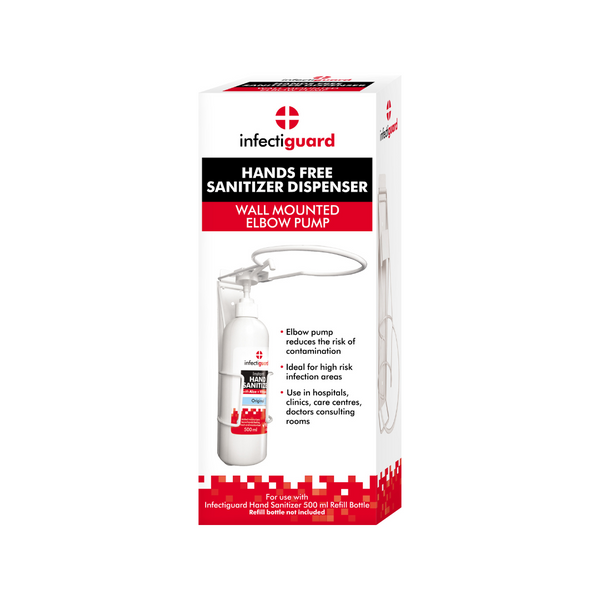 Infectiguard Sanitizer Dispenser - Wall Mounted Elbow Pump – SHOP ...