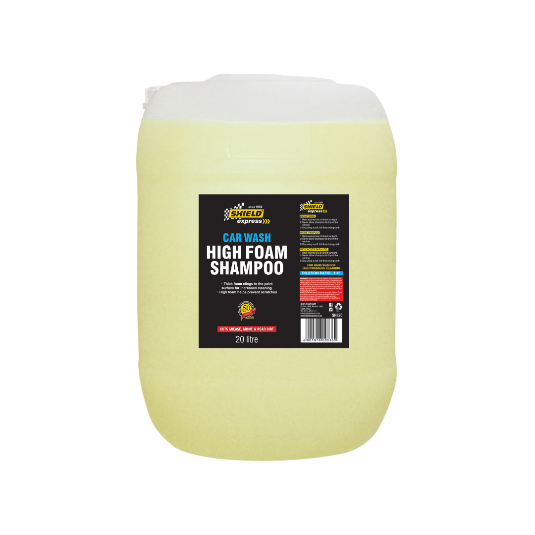 Shield Express Car Wash - High Foam Shampoo 20lt – SHOP SHIELD (PTY) LTD