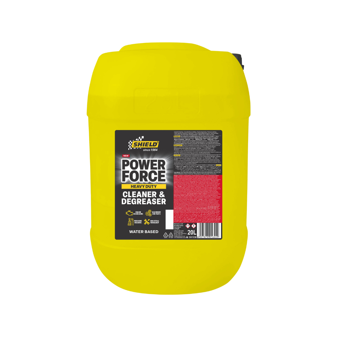 Shield Power Force Heavy Duty Degreaser 20lt – SHOP SHIELD (PTY) LTD
